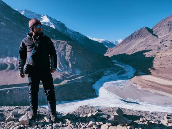 Sangam Point Ladakh - Indus and Zanskar River Confluence - Vargis Khan
