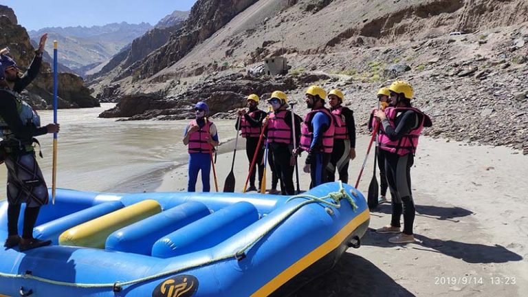 Sangam Point Ladakh - Indus and Zanskar River Confluence - Vargis Khan