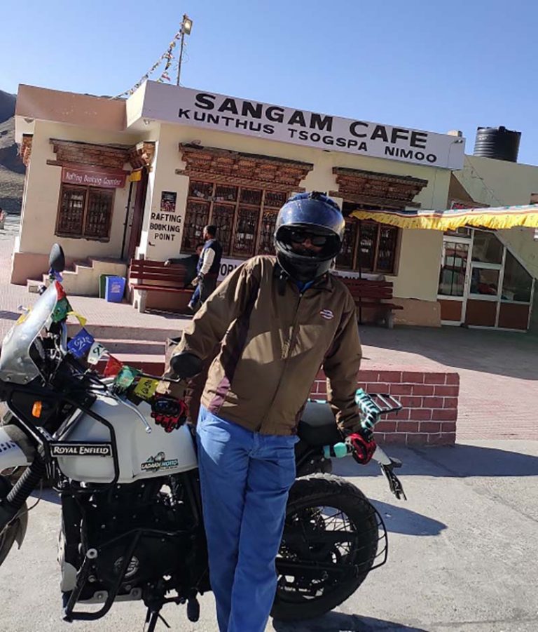 Sangam Point Ladakh - Indus and Zanskar River Confluence - Vargis Khan