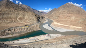 Sangam Point Ladakh - Indus and Zanskar River Confluence - Vargis Khan