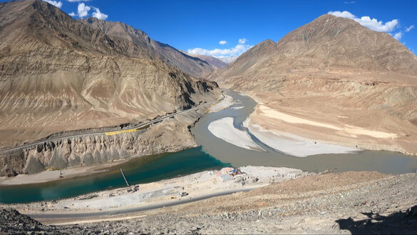 Sangam Point Ladakh - Indus and Zanskar River Confluence - Vargis Khan
